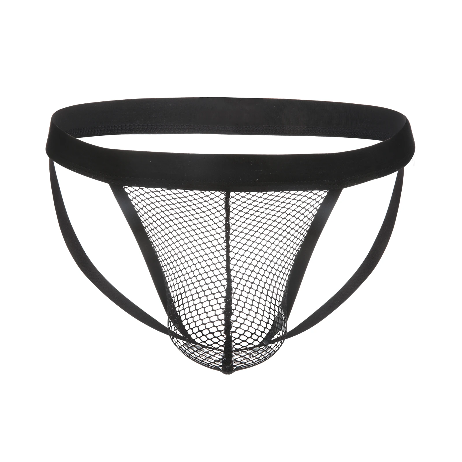 Elastic Fishnet Jockstrap with Comfy Pouch | Free Shipping!